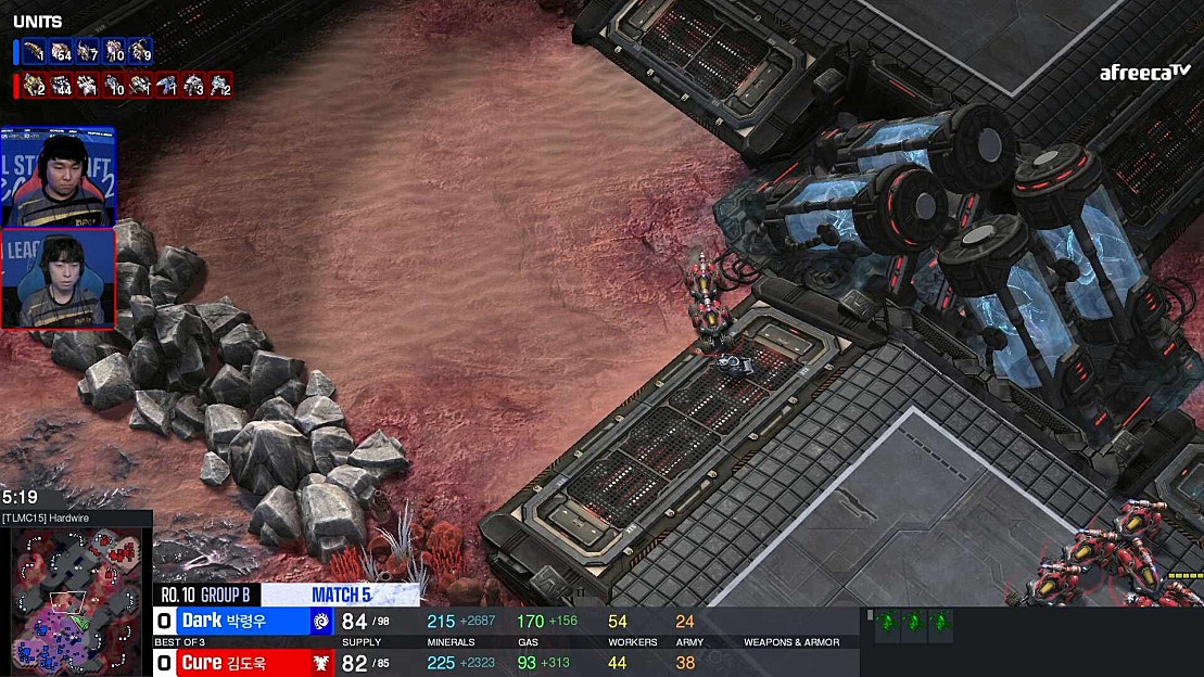 10강 B조 1주차 5경기 박령우 vs 김도욱 / 2022 GSL 시즌2 코드S - 네이버 TV