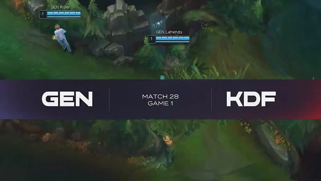 GEN-KDF 1세트 하이라이트 - 네이버 TV