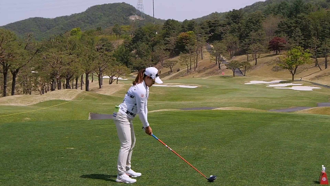 [KLPGA Swing] '제주삼다수 마스터스 챔피언' 지한솔의 티샷 - 네이버 TV
