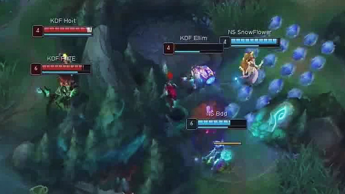 드래곤을 공략하던 KDF, 1킬 득점하는 NS - 네이버 TV