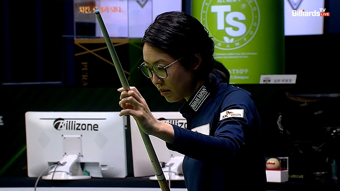 두 번의 키스로 대회전 성공하며 3연속득점하는 히다[TS샴푸-푸라닭 LPBA 챔피언십 2022] - 네이버 TV