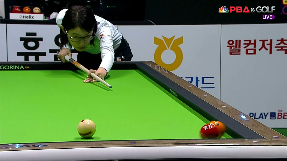 1이닝 4득점하며 결승전 쾌조의 출발을 보여주는 히다[TS샴푸-푸라닭 LPBA 챔피언십 2022] - 네이버 TV