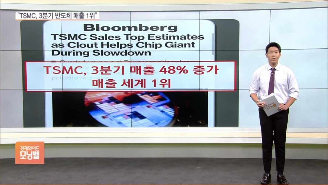 TSMC, 삼성 제쳤다?..."3분기 세계 반도체 매출 1위" - 네이버 TV