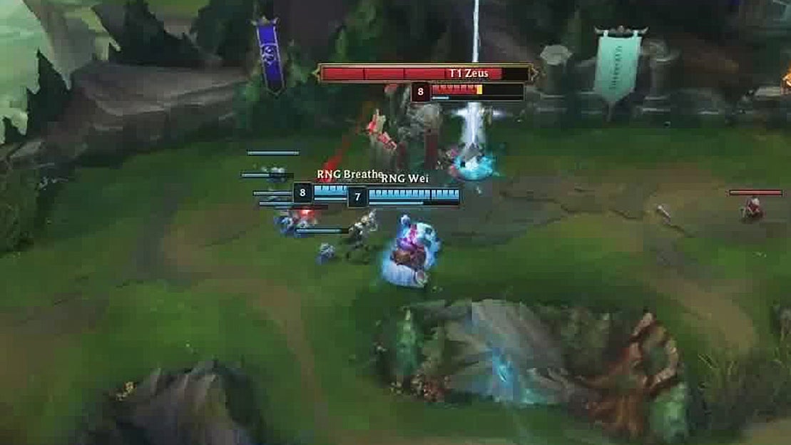 탑 다이브로 1킬을 더 추가하는 RNG - 네이버 TV