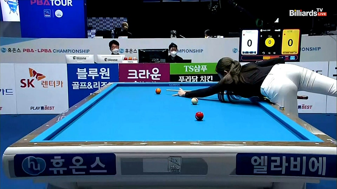 김가영 vs 하야시 8강 2세트 HL[휴온스 LPBA 챔피언십 2022] - 네이버 TV