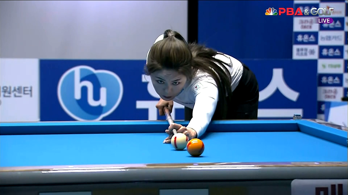 초구부터 5점 하이런을 몰아치며 기선제압하는 김가영[휴온스 LPBA 챔피언십 2022] - 네이버 TV