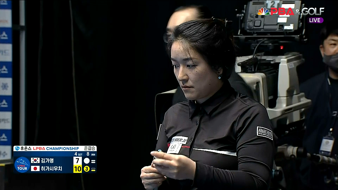 동점 상황에서 4연속 득점하며 5세트로 끌고 가는 히가시우치[휴온스 LPBA 챔피언십 2022] - 네이버 TV