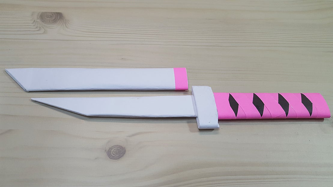 Origami 종이접기 (단검) dagger - 네이버 TV