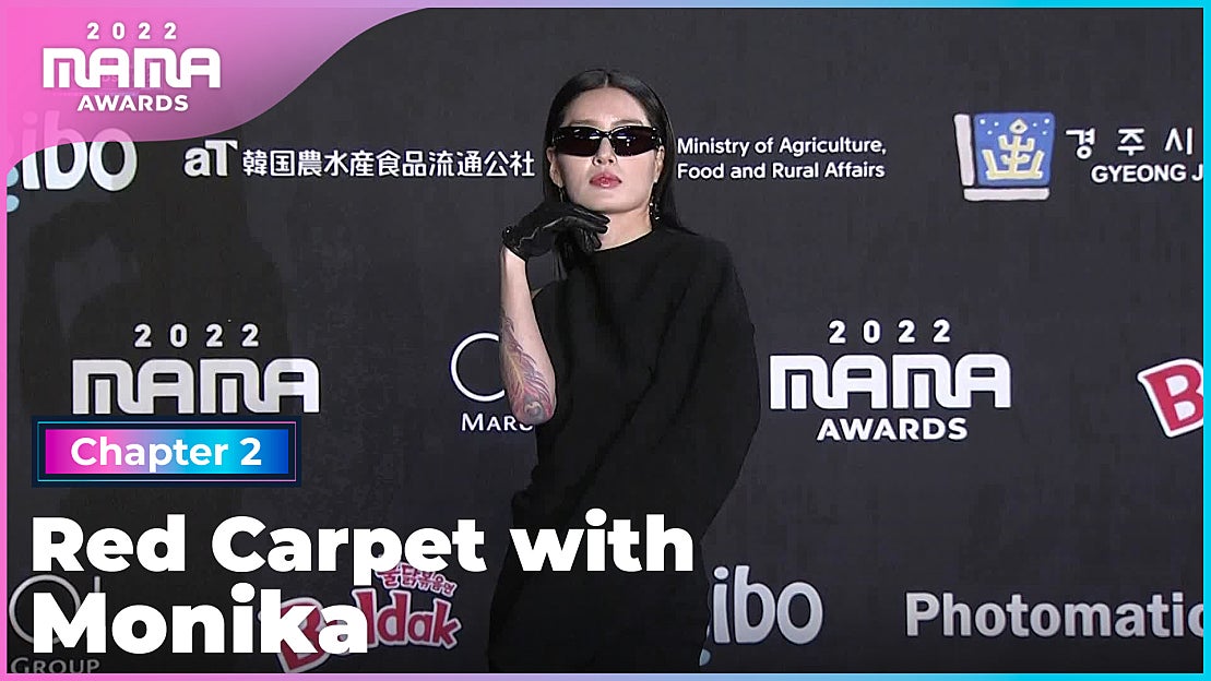 [2022 MAMA] Red Carpet with 모니카 (Monika) | Mnet 221130 방송 - 네이버 TV