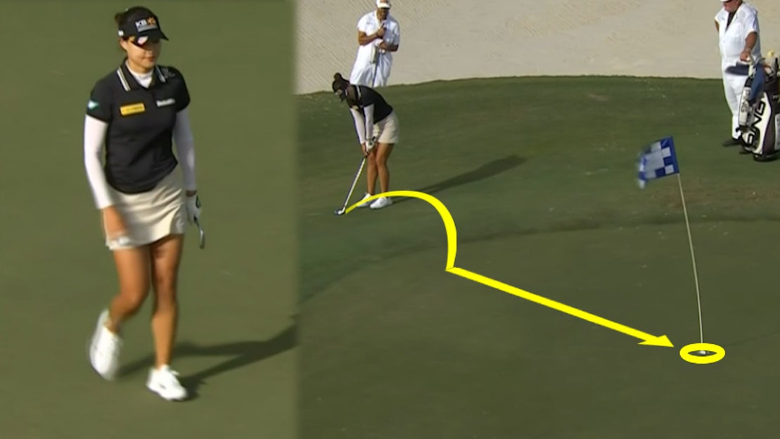 랜딩포인트 확실히 짚은 전인지의 칩샷 [CME 그룹 투어 3R] - 네이버 TV