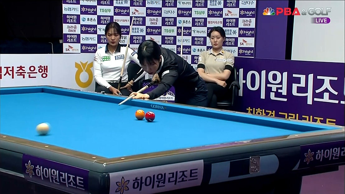 강자들과의 대결에서 4득점하며 선두로 나서는 김민영[하이원리조트 LPBA 챔피언십 2022] - 네이버 TV