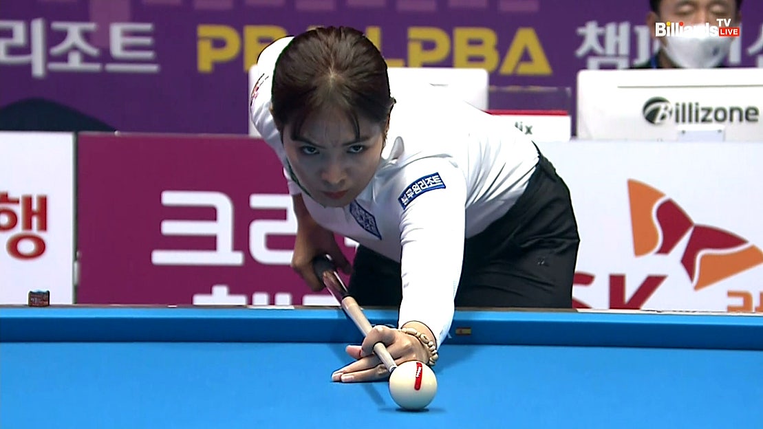 스롱 vs 백민주 8강 5세트 HL[하이원리조트 LPBA 챔피언십 2022] - 네이버 TV