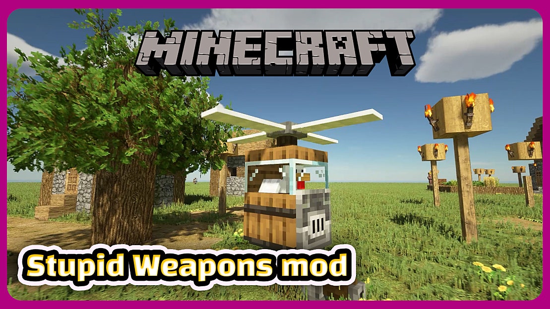 멍청한 무기모드? 이런 무기가 다 있네요! Stupid Weapons mod #마인크래프트#마크모드 - 네이버 TV