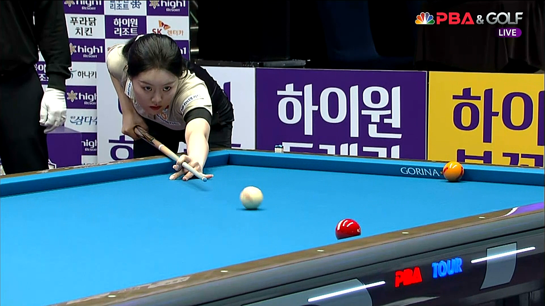 히가시우치 vs 김보미 준결승 2세트 HL[하이원리조트 LPBA 챔피언십 2022] - 네이버 TV