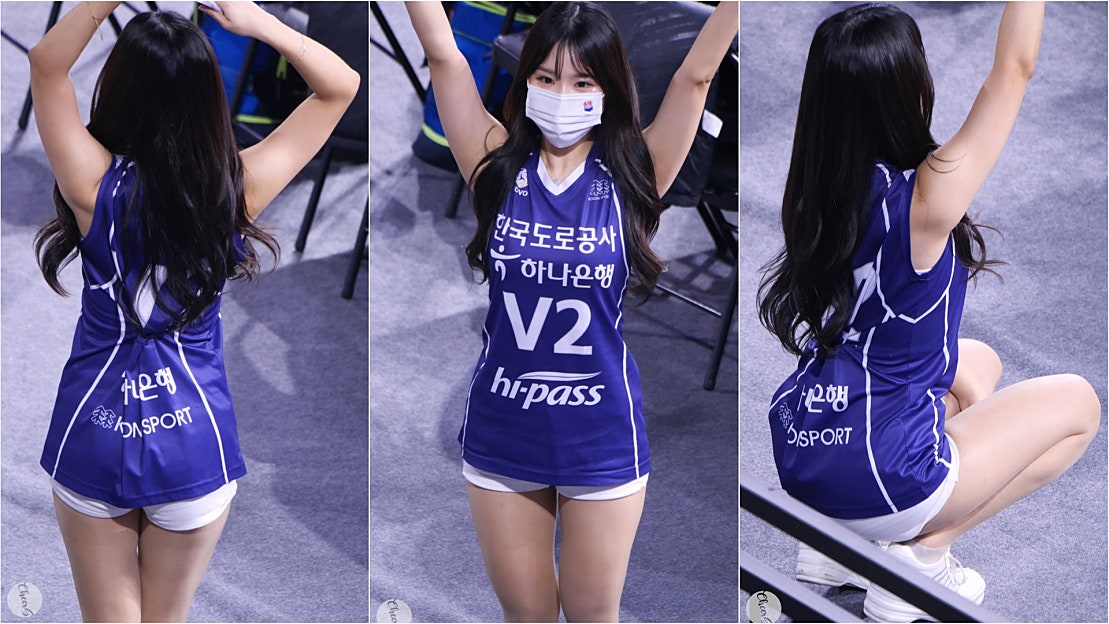 [4K] 원정와서 혼쭐나는 최홍라 치어리더 Choi HongRa Cheerleader fancam 한국도로공사 221213 ...