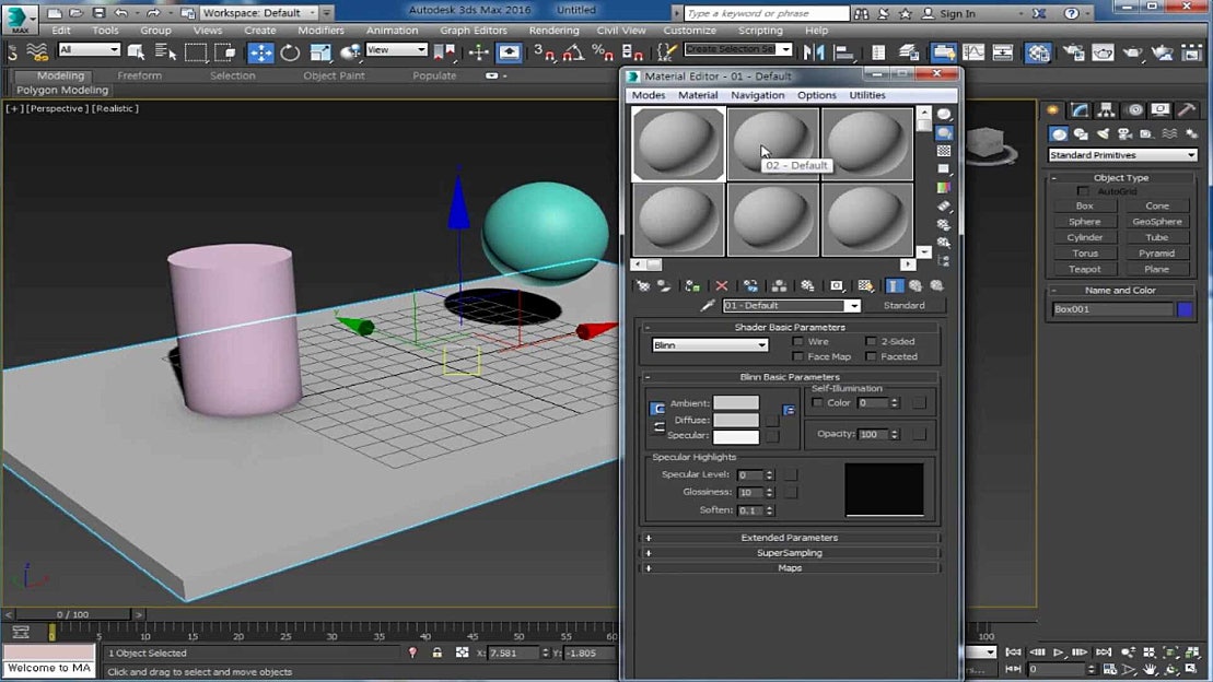 [3dmax캐릭터강좌] [HD]3DS MAX 2016 재질 제대로 배우기 Part.1 (Matrial Editor) - 네이버 TV