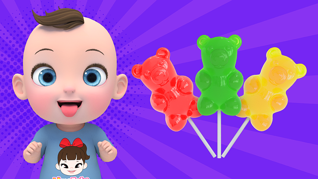 Jelly Bear 냠냠 곰 젤리 캔디 놀이 Learn Colors & Sing A Song! 영어유치원 어린이 동요 노래 ...
