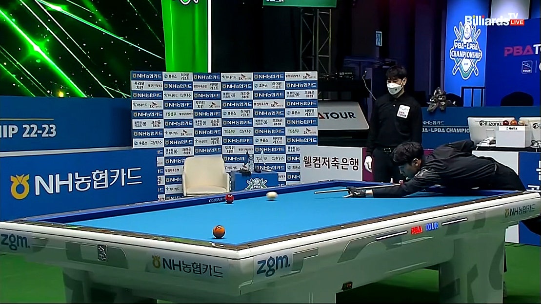 김욱 vs 임성균 128강 2세트 HL[NH농협카드 PBA 챔피언십 22-23] - 네이버 TV