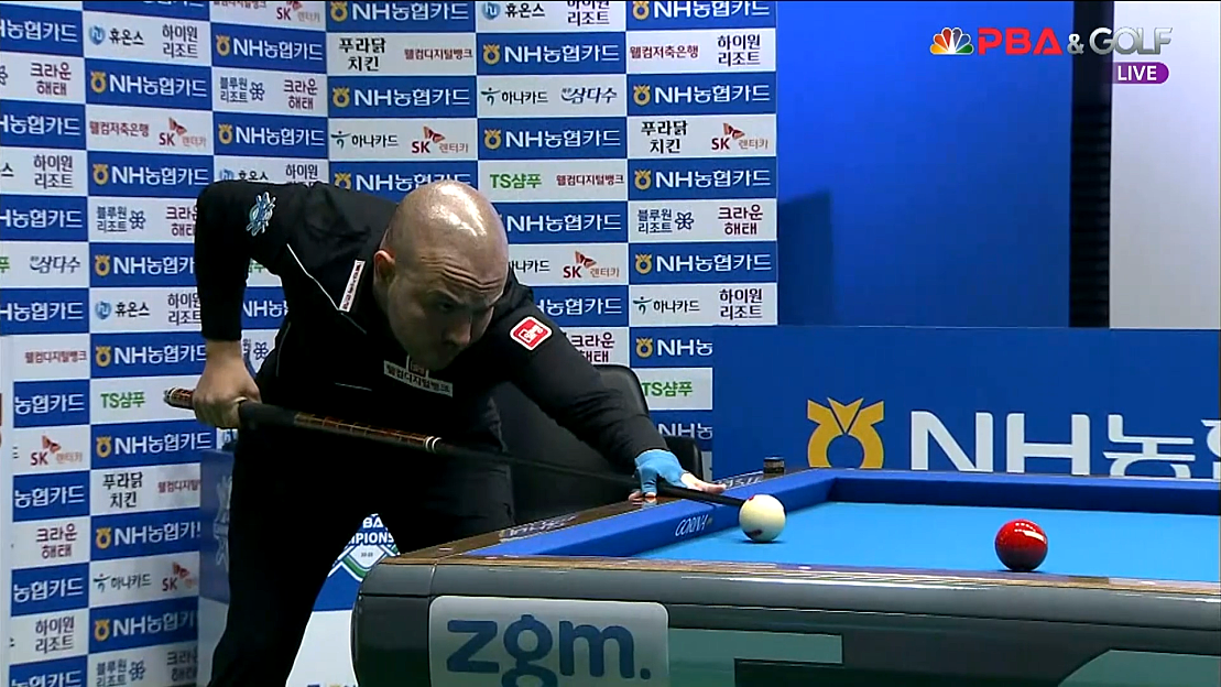 위마즈 vs 김용수 128강 1세트 HL[NH농협카드 PBA 챔피언십 22-23] - 네이버 TV