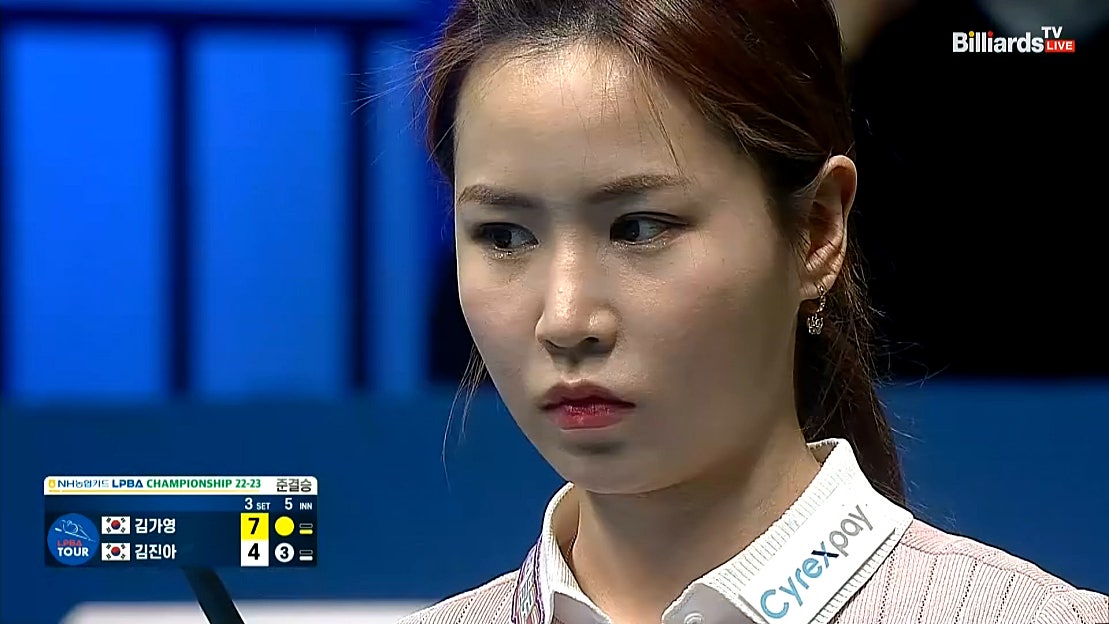 [준결승] 김가영 vs 김진아 3세트 HL[NH농협카드 LPBA 챔피언십 22-23] - 네이버 TV