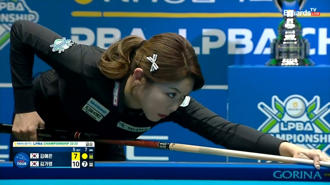 모두의 예상의 뒤엎는 김가영의 두바퀴 대회전[NH농협카드 LPBA 챔피언십 22-23] - 네이버 TV