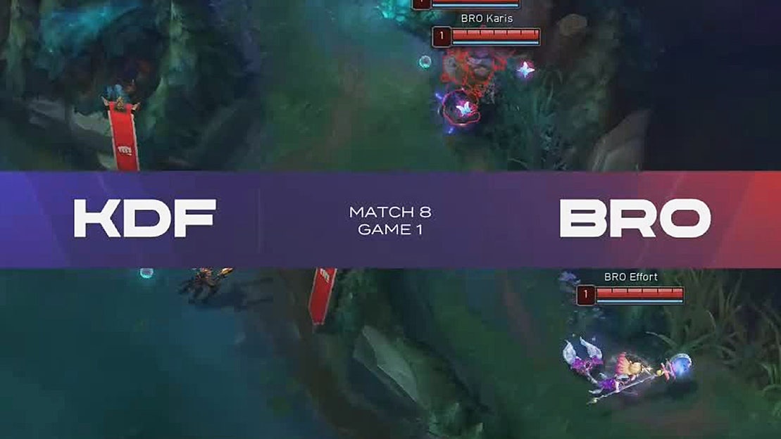 BRO-KDF 1세트 하이라이트 - 네이버 TV