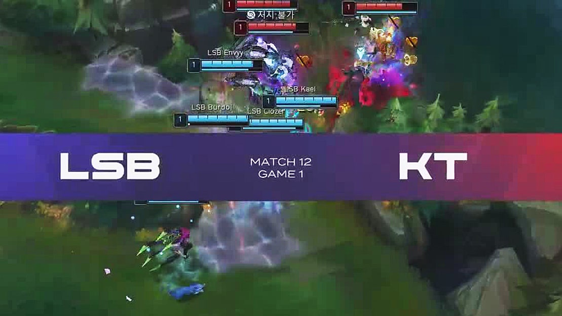 LSB-KT 1세트 하이라이트 - 네이버 TV