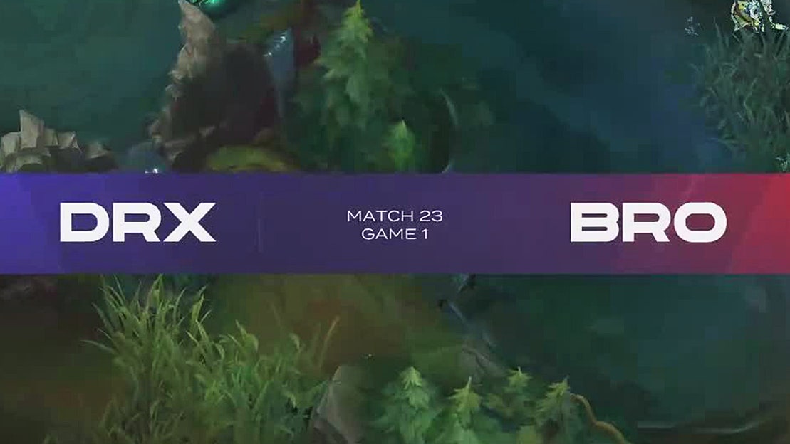 DRX-BRO 1세트 하이라이트 - 네이버 TV