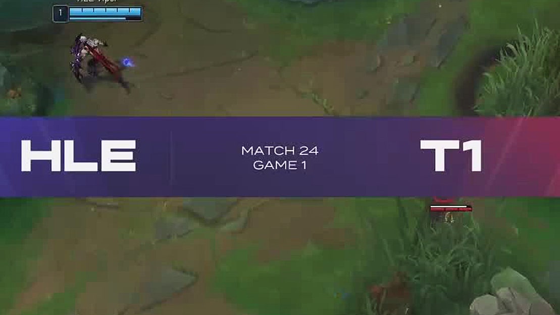 HLE-T1 1세트 하이라이트 - 네이버 TV