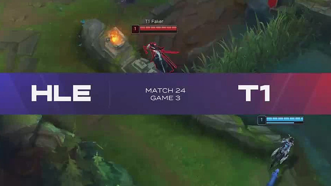 HLE-T1 3세트 하이라이트 - 네이버 TV