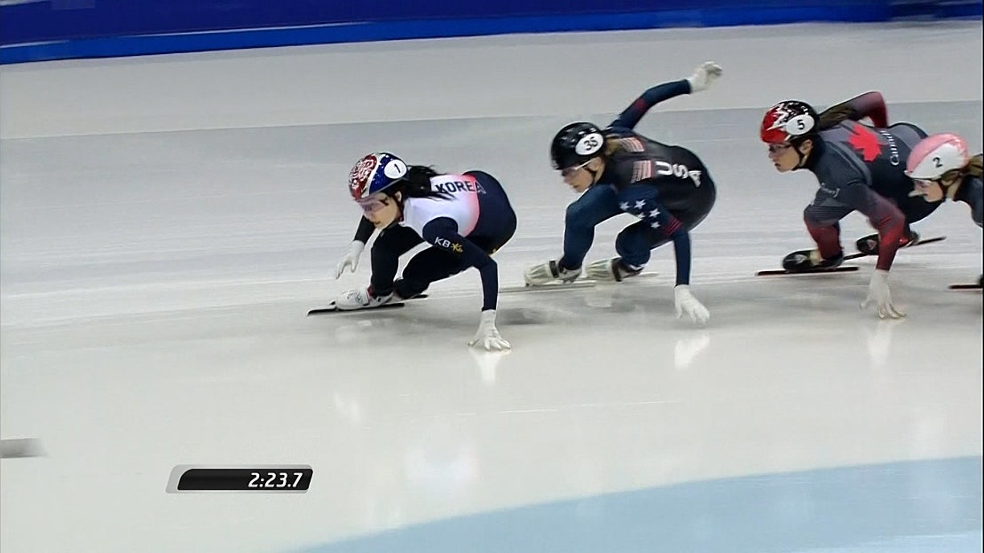이번 시즌 첫 금메달 획득한 최민정 [월드컵 5차 여자 1500m] - 네이버 TV