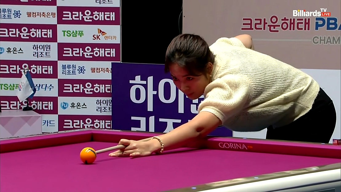 4세트 첫이닝부터 7득점 하이런 뽑아내며 경기를 주도하는 스롱[크라운해태 LPBA 챔피언십 2023] - 네이버 TV