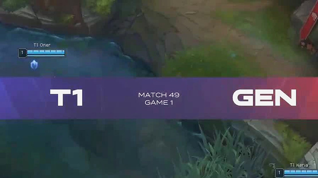 T1-GEN 1세트 하이라이트 - 네이버 TV