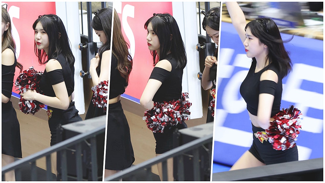 4K)염세빈 치어리더(Yeom Sebin) 직캠 '선수입장 대기중' @남자배구(한국전력)/230226/By 쵸리(Chori ...