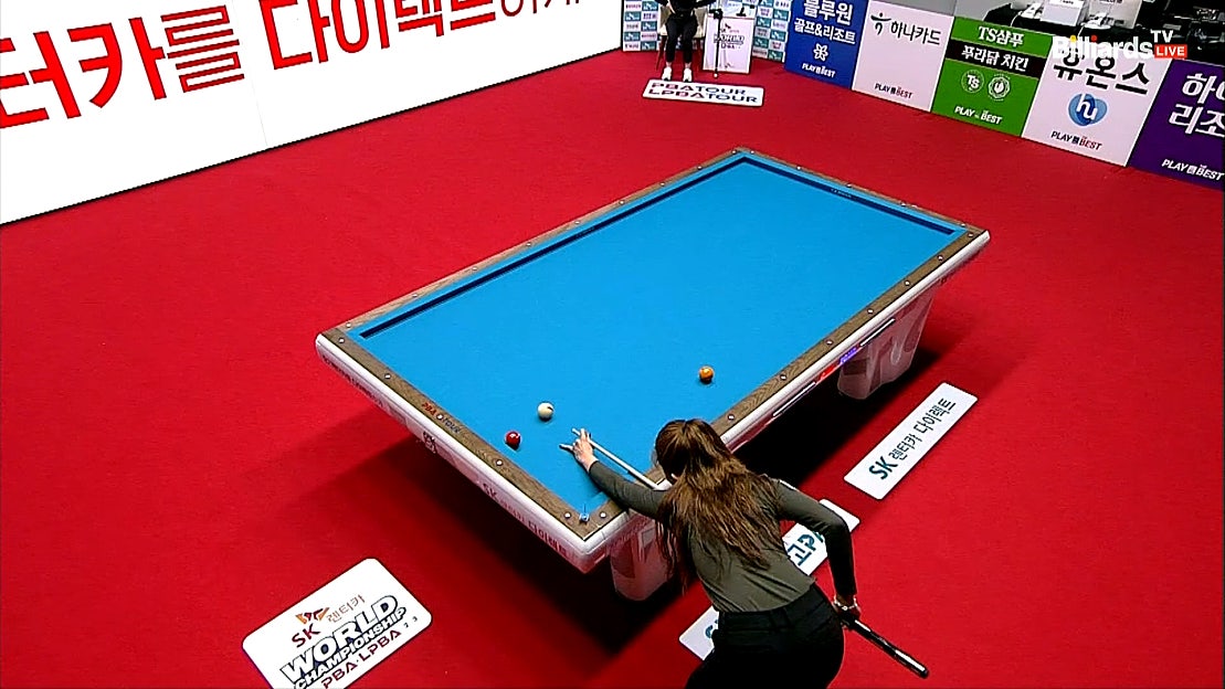 연속 투뱅크샷 성공하며 2이닝만에 2세트 승리하는 김가영[SK렌터카 LPBA 월드챔피언십 2023] - 네이버 TV