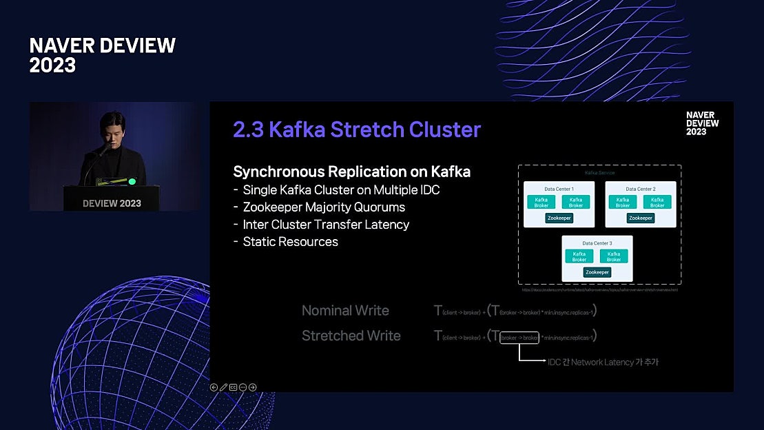클라우드 환경 기반 실시간 데이터 처리의 유실 없는 Geo-Replication 구축 - 네이버 TV