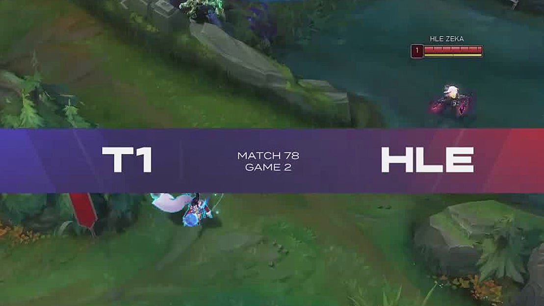 T1-HLE 2세트 하이라이트 - 네이버 TV