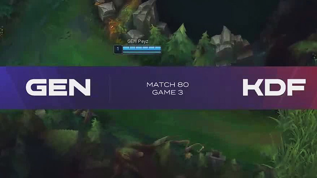 GEN-KDF 3세트 하이라이트 - 네이버 TV