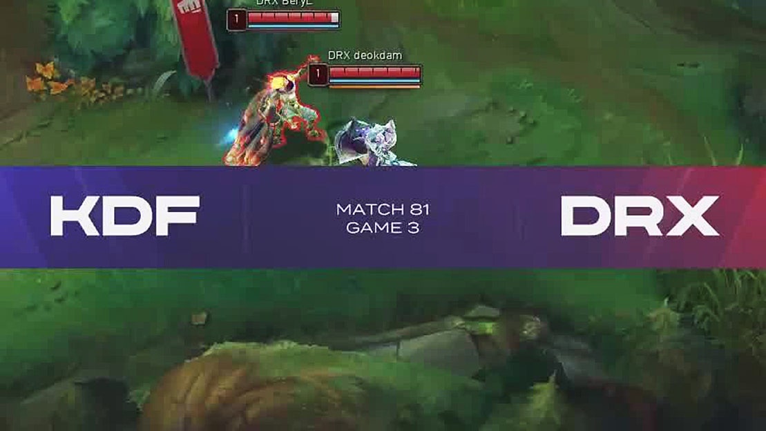 DRX-KDF 3세트 하이라이트 - 네이버 TV