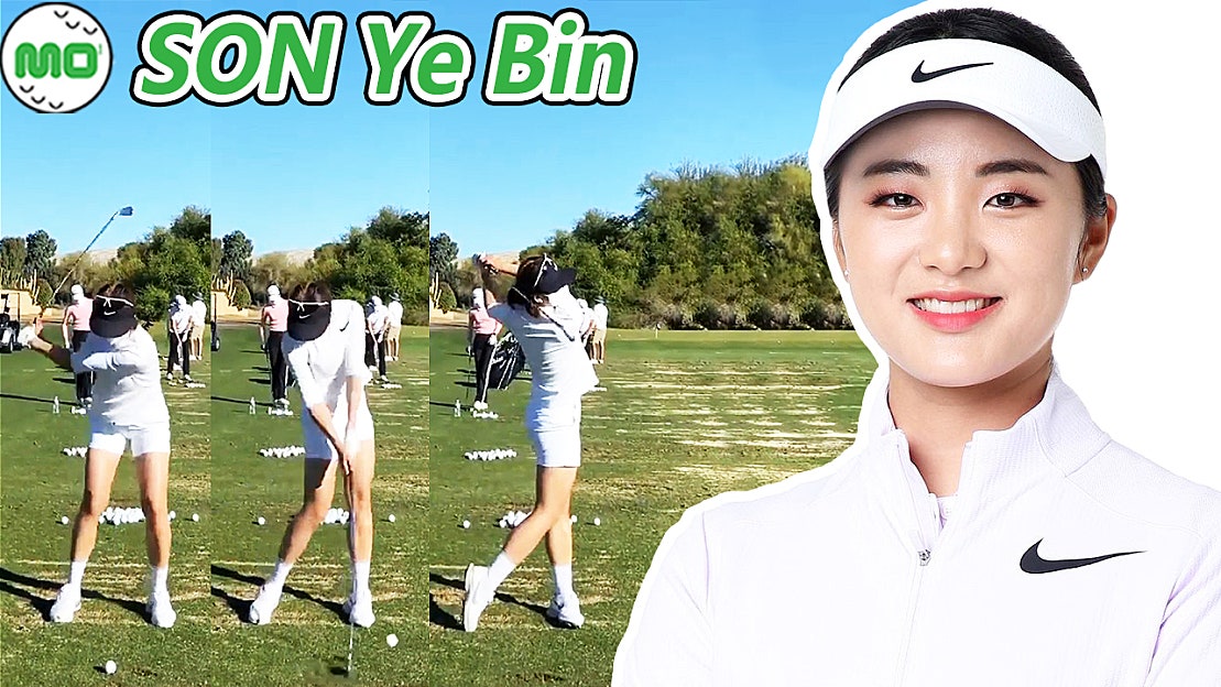 손예빈 프로 SON Ye Bin ソン・イェビン 韓国の女子ゴルフ スローモーションスイング!!! - 네이버 TV