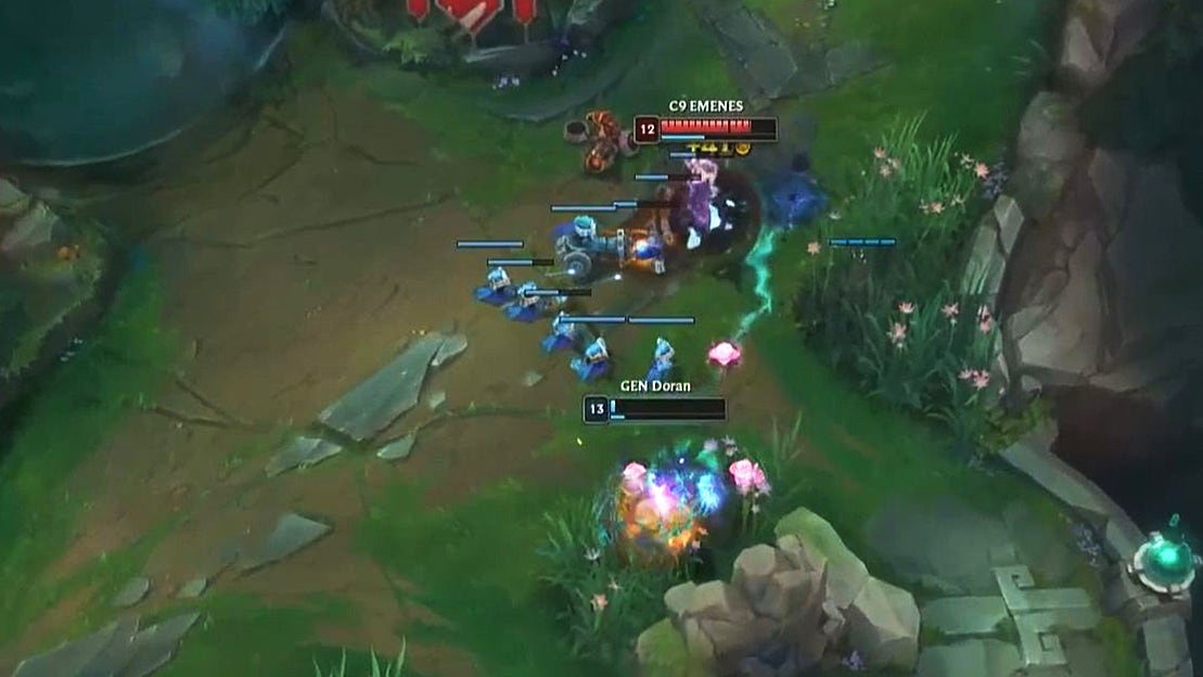 바텀에서 솔로 킬을 만들어내는 emenes - 네이버 TV