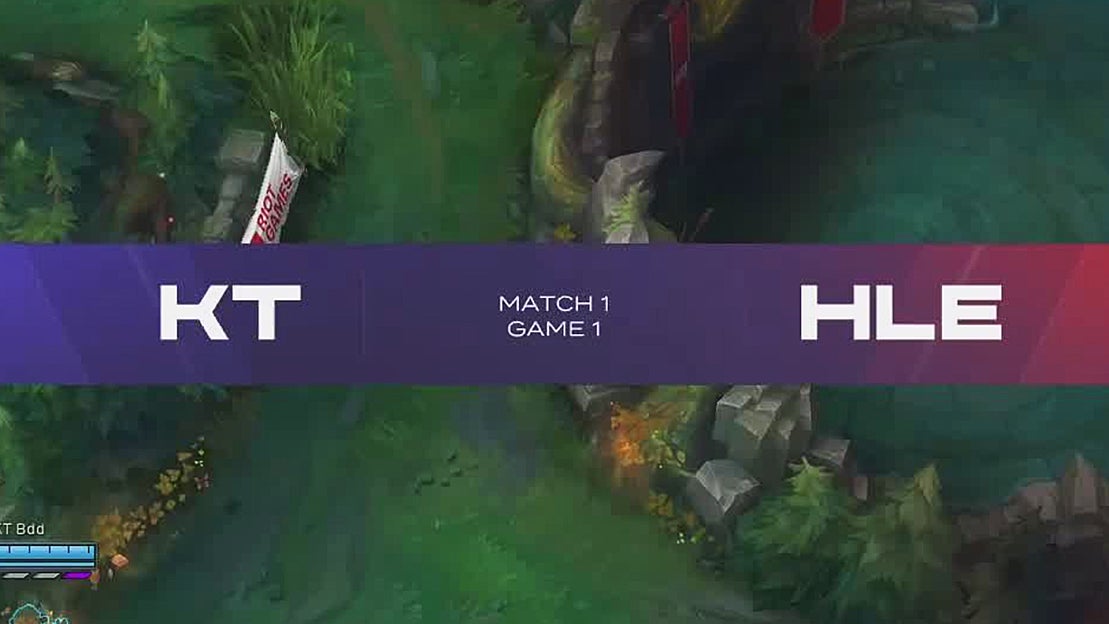 KT-HLE 1세트 하이라이트 - 네이버 TV