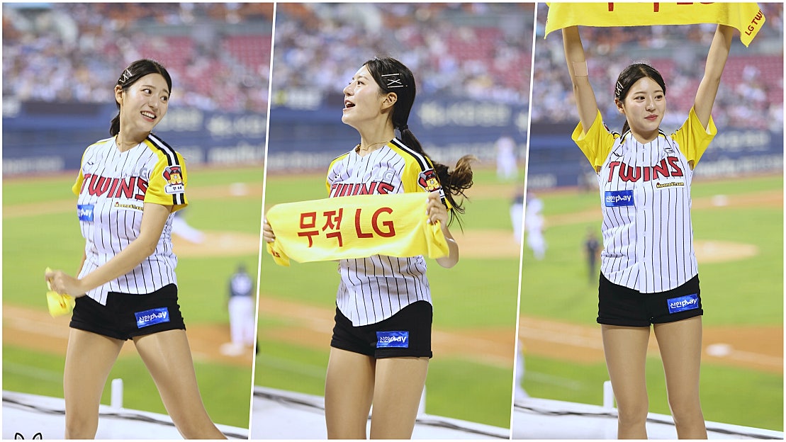 'LG트윈스 응원가' 김이서 치어리더(Kim Iseo) 직캠 @프로야구(LG트윈스)/230602/4K By 쵸리(Chori ...