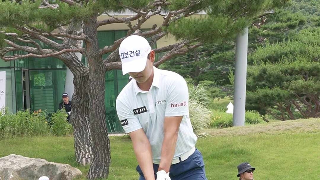 [제66회 KPGA 선수권대회 with A-ONE CC] 1라운드 고군택 티샷 - 네이버 TV