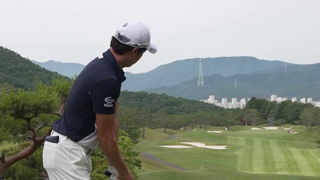 [제66회 KPGA 선수권대회 with A-ONE CC] 1라운드 김태훈 티샷 - 네이버 TV