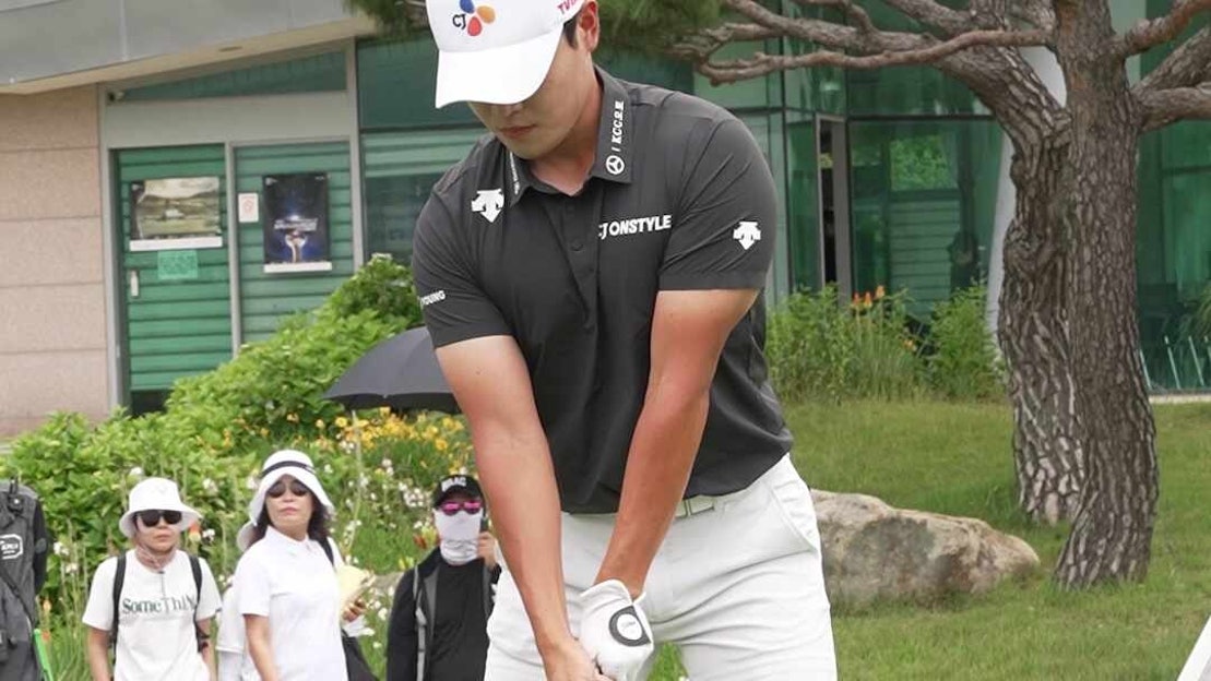 [제66회 KPGA 선수권대회 with A-ONE CC] 1라운드 이재경 티샷 - 네이버 TV