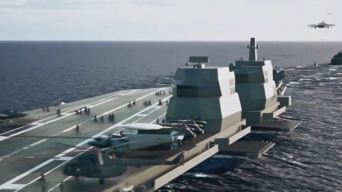 MADEX 2023에 공개된 한국형 항공모함 등 차세대 함정 CG 영상 - 네이버 TV