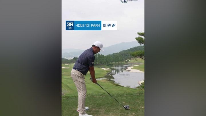 [제66회 KPGA 선수권대회 with A-ONE CC] 3라운드 이원준 티샷 - 네이버 TV