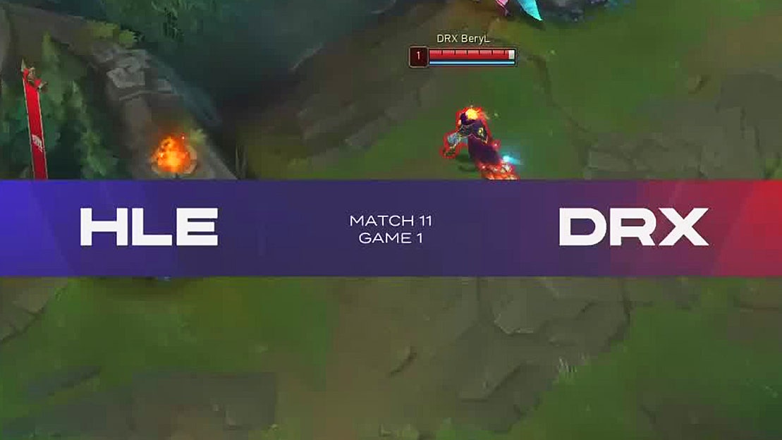 HLE-DRX 1세트 하이라이트 - 네이버 TV