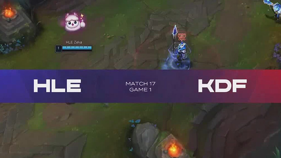 HLE-KDF 1세트 하이라이트 - 네이버 TV